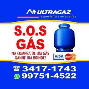 SOS Gás Ultragaz em Marília, SP | Gás | Solutudo