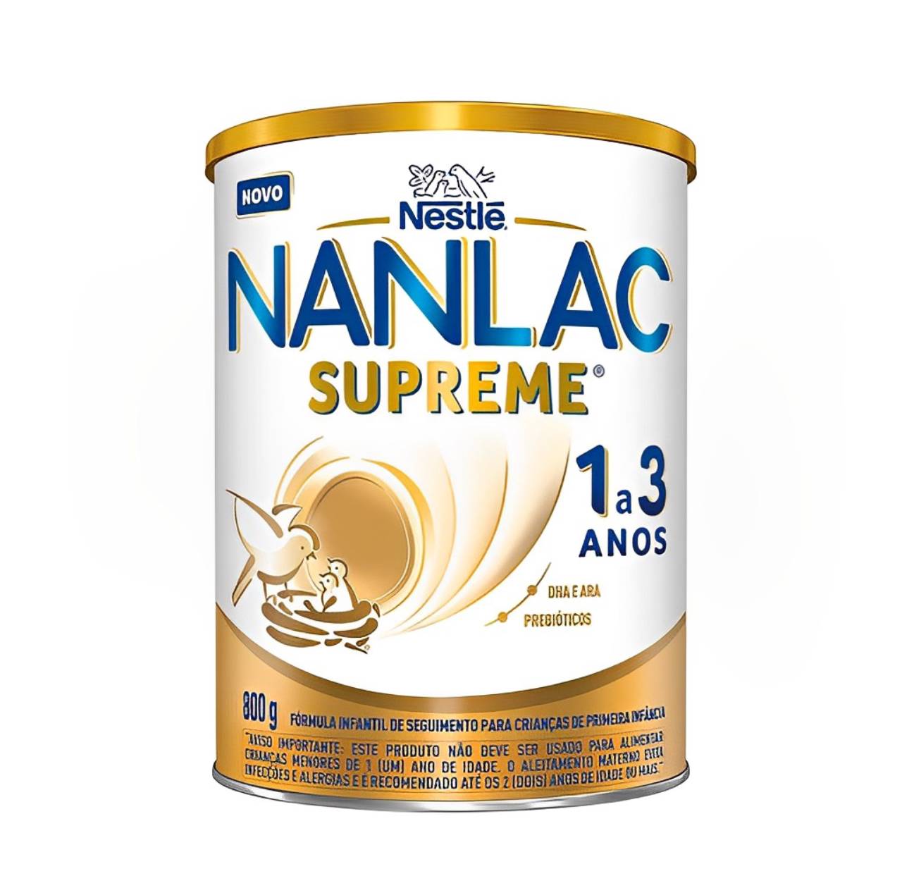 Fórmula infantil nanlac supreme nestlé 1 a 3 anos 800g nan 800g em São ...
