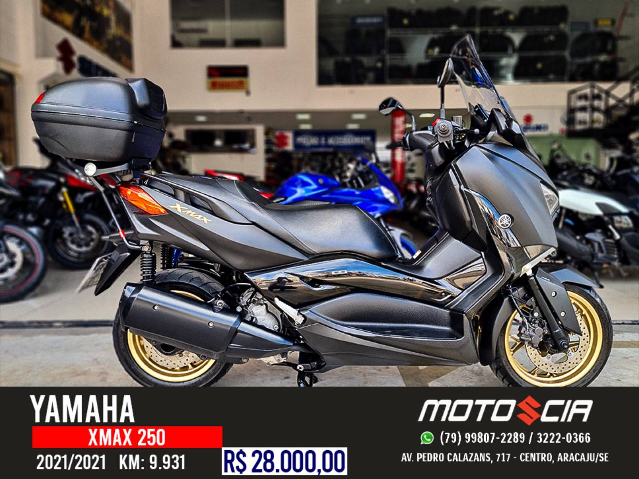 Yamaha Xmax 250 Abs 2021 2021 Em Aracaju Se Classificados Solutudo