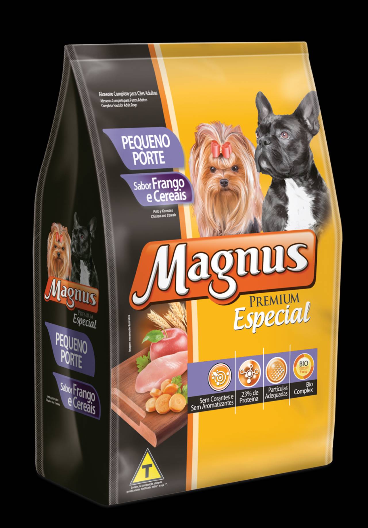 Magnus premium especial cães adultos pequeno porte sabor frango e ...