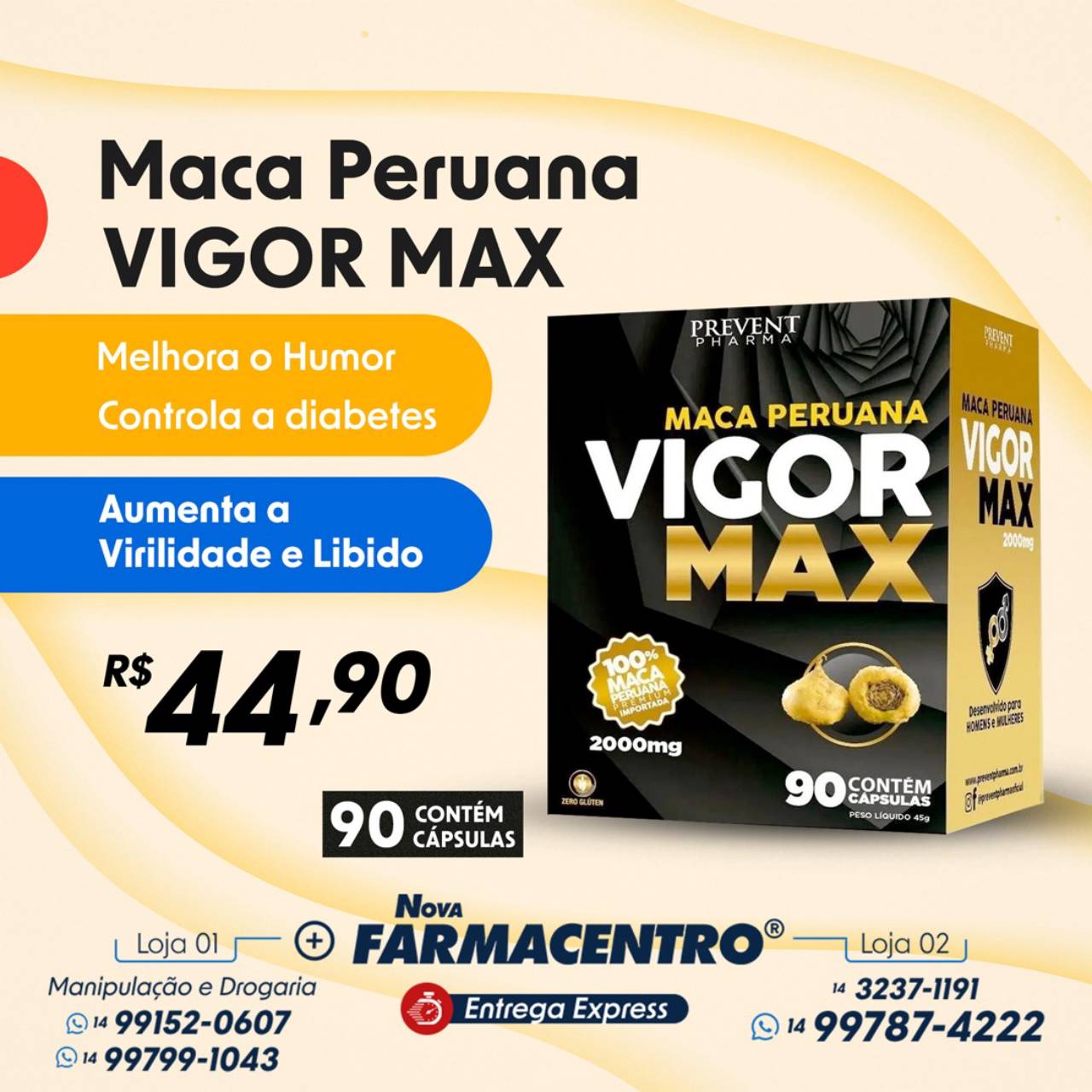 Maca peruana vigor max: mais disposição e equilíbrio para o seu corpo ...