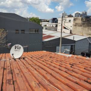 Antena parabólica banda ku starone c2 70w instalada para um ponto com ...